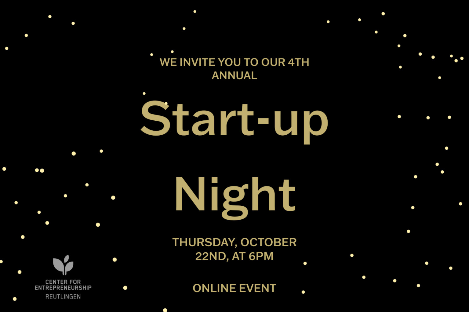 Start-up Night - Center for Entrepreneurship